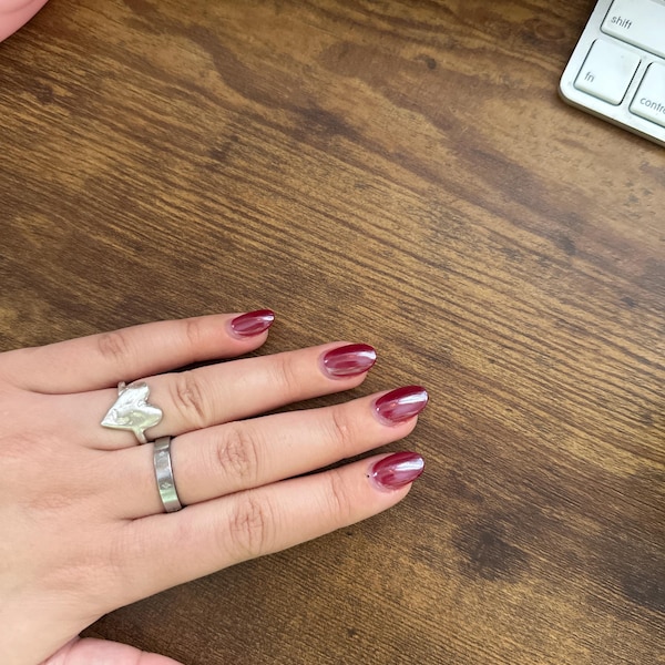 Handmade Sterling Silver Grunge Rings – Unique Gift for Her - Etsy