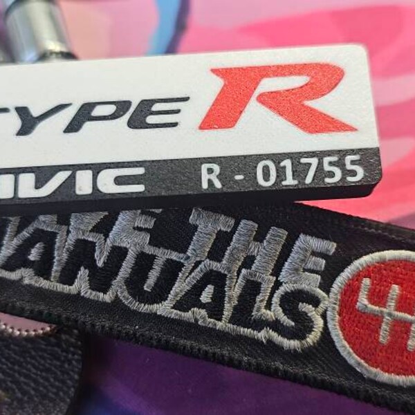 Honda Type R Badge Style Keychain - Etsy