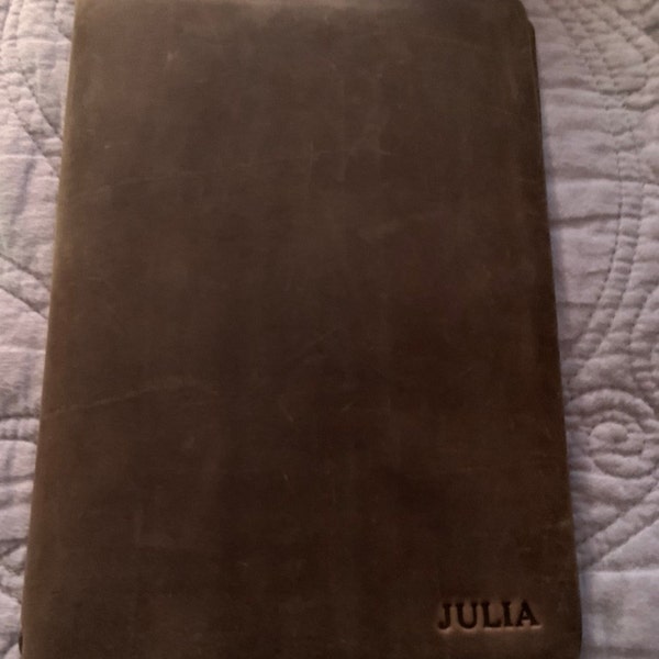 Large Leather Journal A5 Personalized, Refillable 6x8 A5 Leather ...