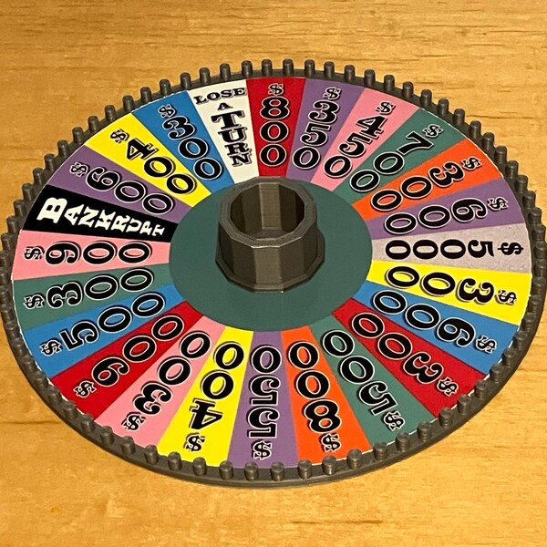 Early 80s Era Wheel of Fortune Board Game Wheel Spinner Wheel Itself is ...