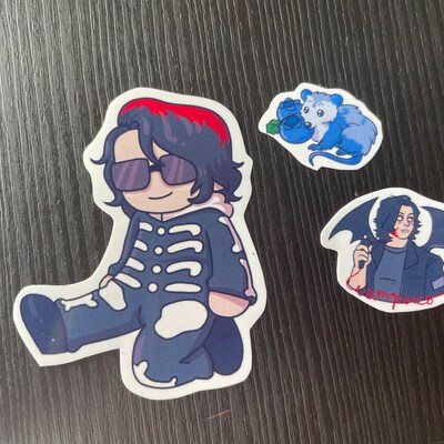 My Chemical Romance MCR Doll Stickers Gerards Part 2 Swarm Tour Sticker ...