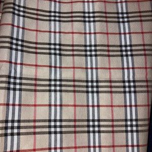 Caramel Thompson Plaid Pattern Wide 59in Cotton Polyviscose - Etsy