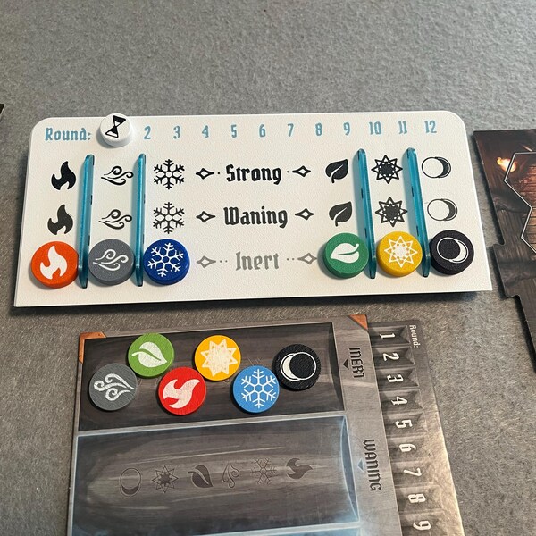 Magnetic Element Tokens for Frosthaven & Gloomhaven - Etsy