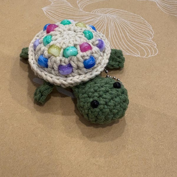 Beaded Fidget Turtle Crochet Pattern: Beginner Friendly, No Sew ...