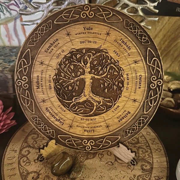 Yggdrasil | Tree of Life | Dryad Tree of Life | Solstice Wheel of the ...