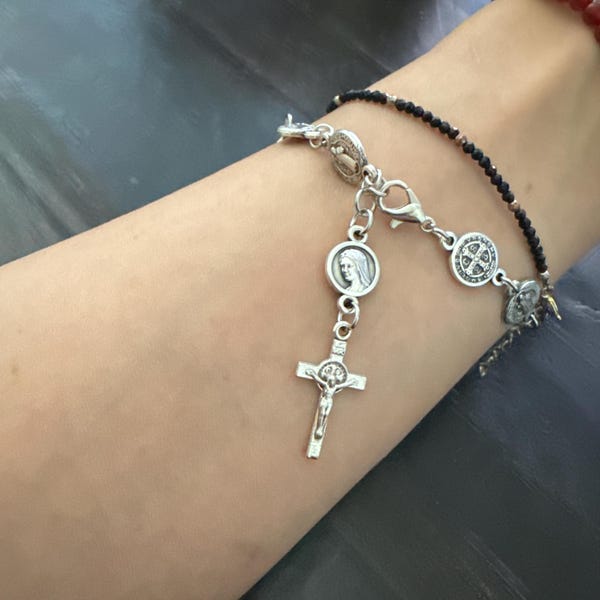 Steering Wheel Gearbox Catholic Car Accessories Rosary Pardon Crucifix ...