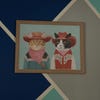 Cowboy Cats Art Print - Ginger Cat Cowboys Wall Art - Colorful Eclectic ...