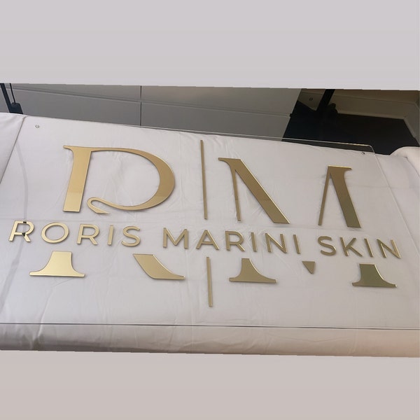 Laser Cut Logo Sign, Custom 3D Business Sign, Wall Decor, Personalized ...