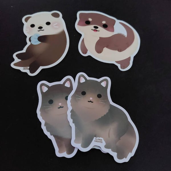 Orange Scaber Isopod Roly Poly Waterproof Die Cut Sticker | Kawaii ...