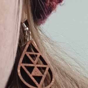 Boho Modern Geometric Shapes Triangles Squares Circles Wood - Etsy