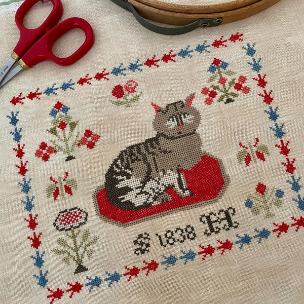 Bristol Orphanage Sampler, Ada Violet Haxby, 1885, Antique Reproduction ...