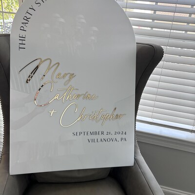 Copper Stand Copper Wedding Welcome Stand Copper Arbor Wedding Sign ...