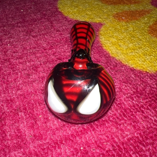 4" Spider-man Glass Smoke Bowl Unique Smoking Pipes Tobacco Bowls Pipe ...