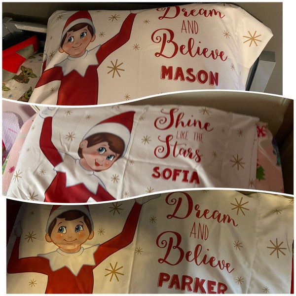 The Elf on the Shelf® Personalized Pillowcase, Personalized Gift for ...