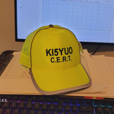 Embroidered Call Sign and Name Amateur Radio Operator Patriotic Hat ...