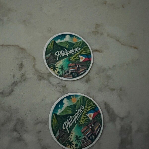 Philippines, Stickers, Weatherproof Sticker, Travel Journal, Suitcase ...