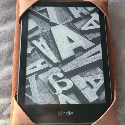 Personalized Kindle Scribe Case Leather With Pen Holder, Tablet & E ...