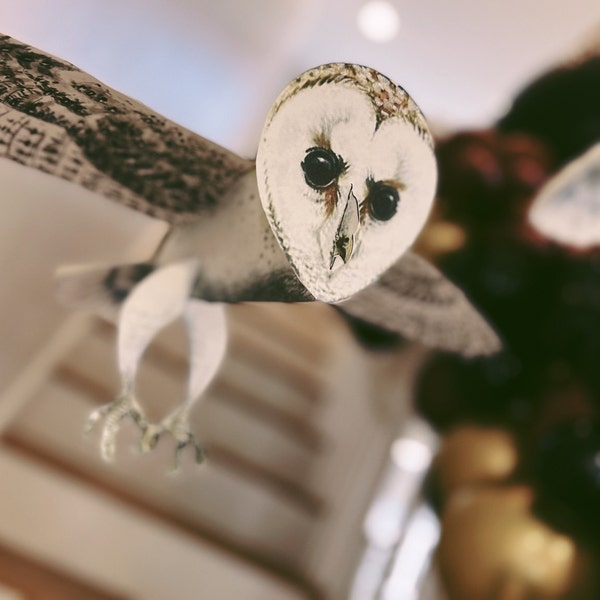 Wizard Delivery Owl, Printable Owl Craft, Animal Mobile, Wizard Owl ...