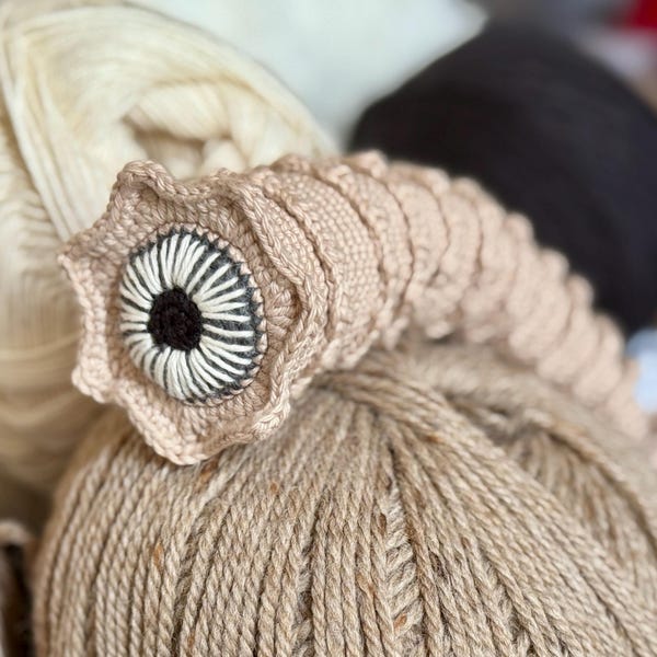 Amigurumi Sandworm Crochet Pattern. Scary Desert Worm Monster. No Sew ...