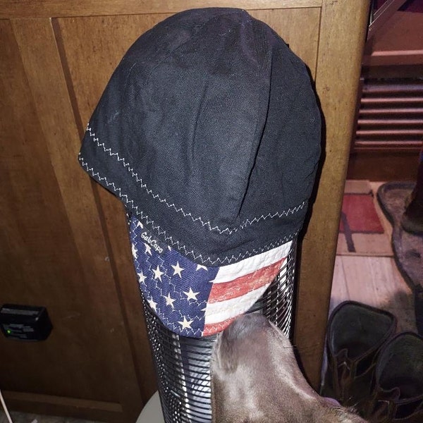 Patriotic Welding Welders Cap Hats Bikers Caps Hat Cotton Decorative ...