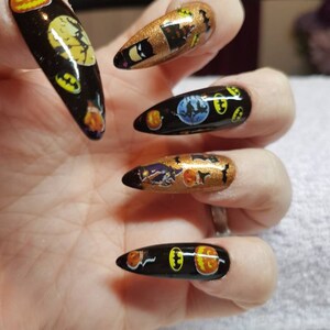 Bright Red Fake Nails Extra Long Curved False Nails Hand - Etsy