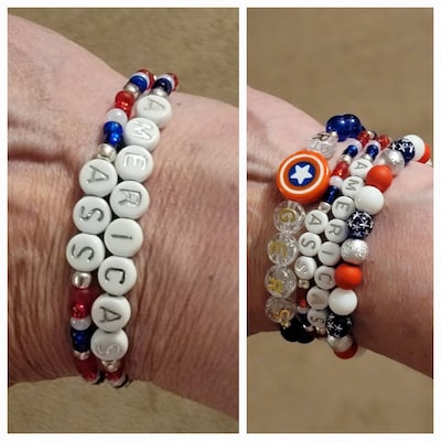 Spider-man Peter Tingle Beaded Bracelets - Etsy