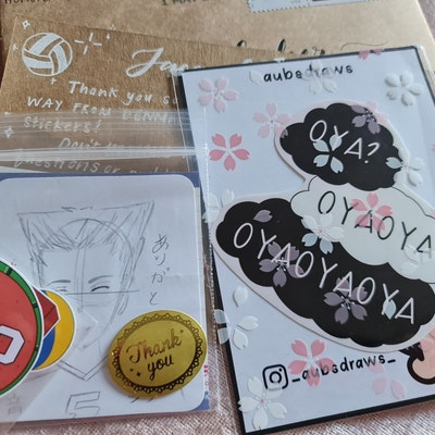 Oya Oya Sticker Glossy and Matte Vinyl Anime Inspired Sticker - Etsy