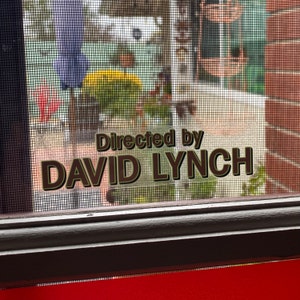 Directed by David Lynch Stickers original - Etsy