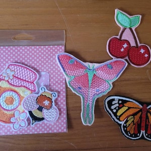 IRON ON PATCH Pink Sakura Cherry Blossom Kawaii Japan Flower - Etsy