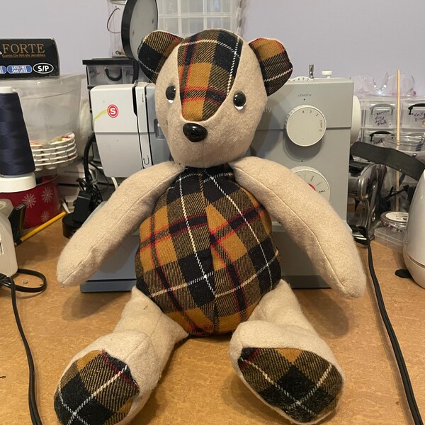 Memory Bear Pattern Simplicity A2115 Pattern Plush Sewing Pattern ...