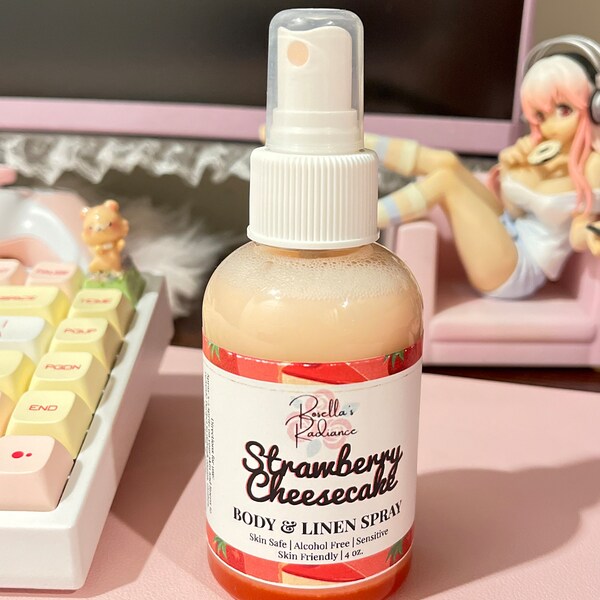 Strawberry Cheesecake Body & Linen Spray | Room Sprays | Perfume ...