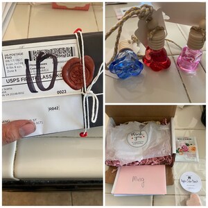 Hanging Car Diffuser, Rose Shaped, Mini Diffuser, Essential Oil Infusion, Aroma Diffuser, Eco ...