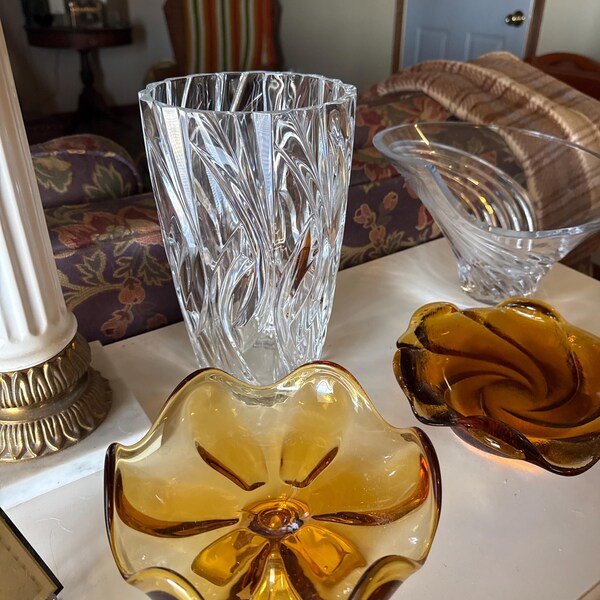 Holmegaard Art Glass Eskimo Inuit Lead Crystal Figure Signed Danish 4 ...