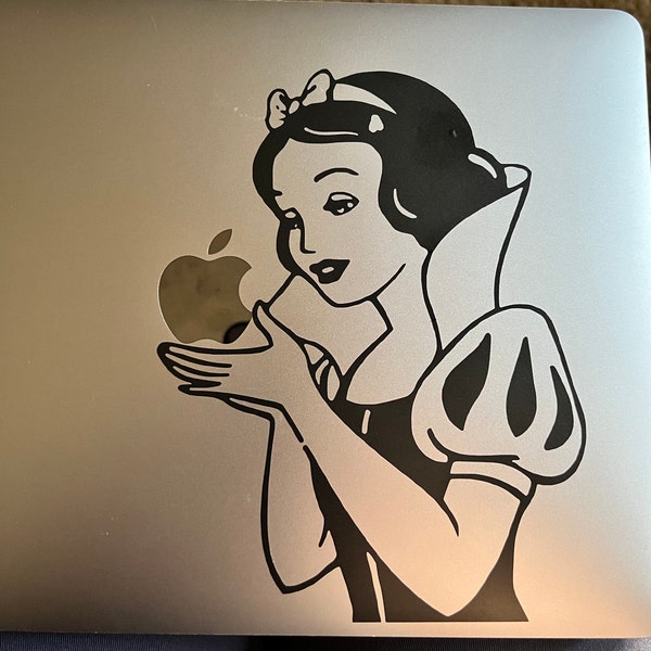 Snow White Laptop Decal/sticker - Etsy