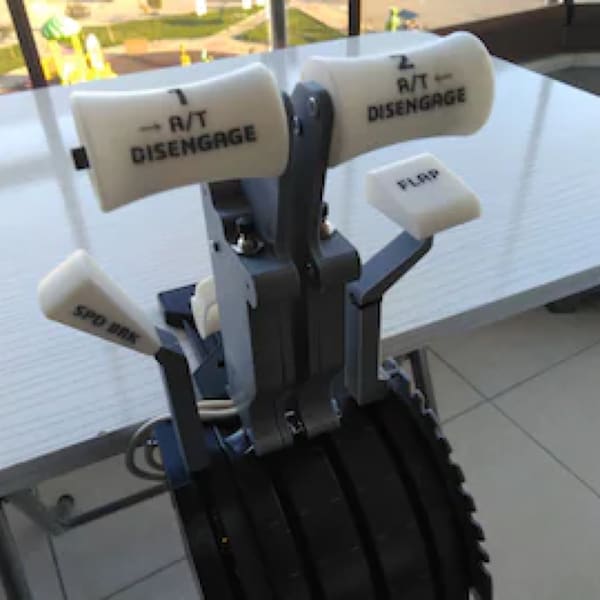 Boeing 737 Thrust Levers for Saitek Pro Flight Throttle Quadrant ...