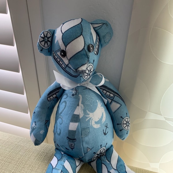 Custom Created Memory Bear Personalized Teddy Bear Baby Keepsake ...