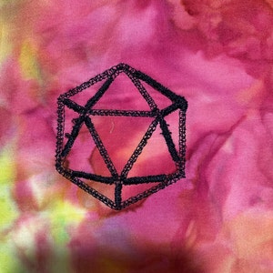 Dungeon Master D20 Logo Embroidery File Instant Download - Etsy
