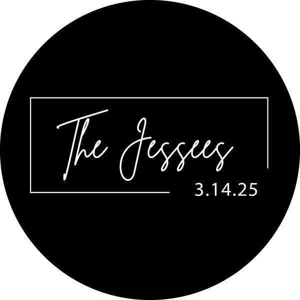 Monogram for Wedding, Gobo Monogram, Wedding Gobo Monogram, Static Gobo ...