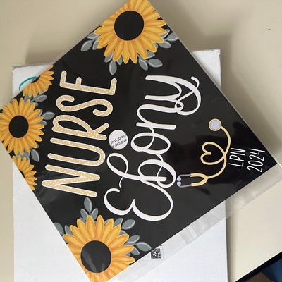 Custom social Worker Graduation Cap Topper, Social Work Graduation Cap ...