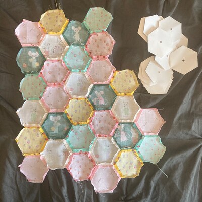 Hexagon Template Set of 8 by Sew Easy - Etsy