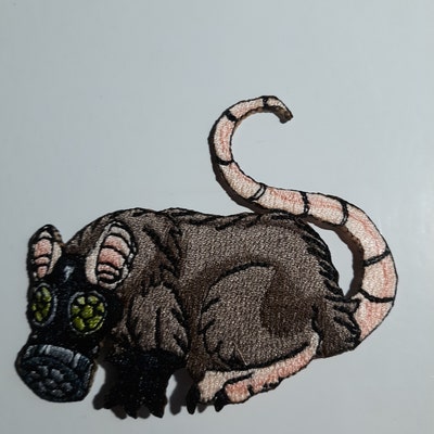 Plague Rat Gas Mask Steam Punk Iron ON Patch Plague Survivor - Etsy