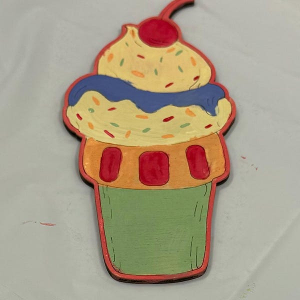 Ice Cream SVG Laser File Kit, Set of 4, DIY Ice Cream Laser Paint Kit ...