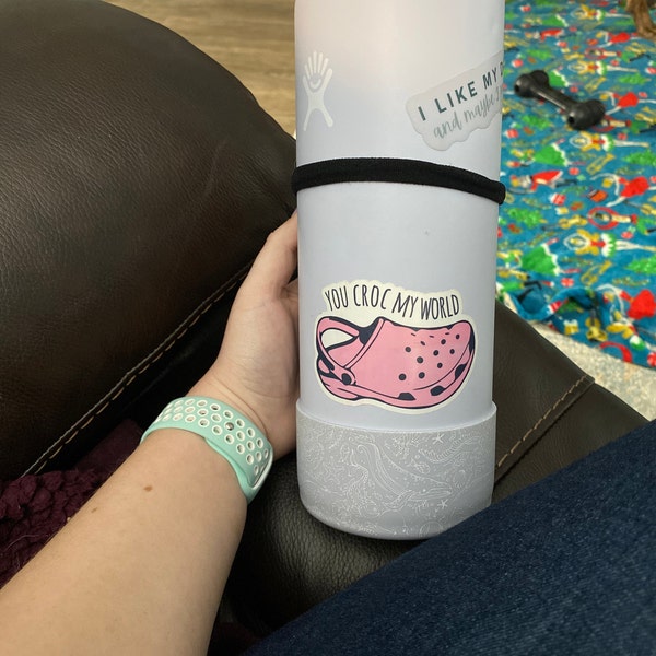 You Croc My World Sticker - You Rock My World Sticker - Cute Pun ...