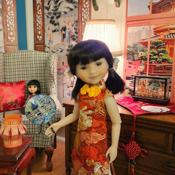 Doll Dress for 18 Inch American Girl/ Fall Autumn Doll Fashions Outfit ...