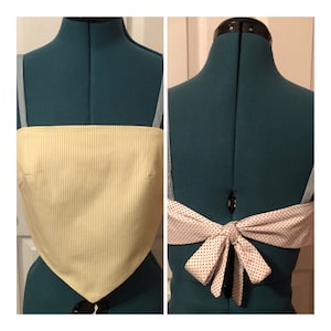 Sewing Pattern Scarf Tie Back Top Digital PDF File, Instant Download ...