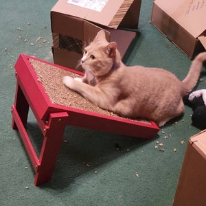Wood Frame for Cardboard Cat Scratcher Small | Etsy