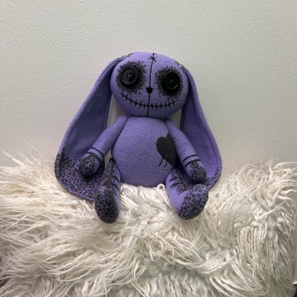 Creepy Bunny Plush Toy Rabbit Soft Doll Bunny Stuffed Animal Voodoo ...