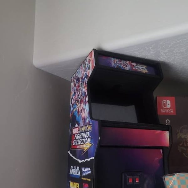 Retro Arcade Desk Top Organizer, Arcade Cabinet, Business Card Holder ...