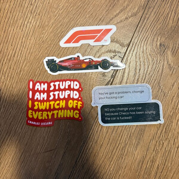 Formula 1 Motel Keychain Waterproof Sticker - F1 Mclaren HQ and Debut ...