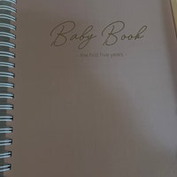 Buy Baby Book Gender Neutral Baby Gift Baby Memory Book Pregnancy ...